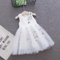China Pink Princess 100CM Children'S Dress Clothing Costume Breathable Small Flower for sale