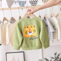 China Children'S Apparel Cotton Children'S Clothing Cartoon Print Coat Toddler Animal Printed Jacket for sale