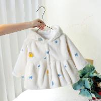 China Cute Rabbit Ear Childrens Winter Jackets Children'S Outdoor Jackets For Toddler Girls for sale