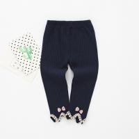 China Spring Autumn Children'S Casual Trousers Yarn Dyed Boomer Grey Wide Leg Trousers for sale