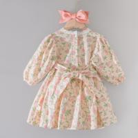 China Polyester Floral Princess Prom Casual Cotton Summer Dresses Lace For Girls Child for sale