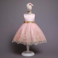China Red Lace Party Children'S Dress Clothing for sale