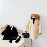 China Winter And Autumn Children's Dress Clothing Girls' Dresses Mid-Length Sweater Skirts for sale