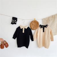 China Winter And Autumn Children's Dress Clothing Girls' Dresses Mid-Length Sweater Skirts for sale