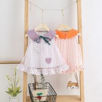 China Summer Sweet Lovely Children'S Dress Clothing Little Fresh Lapel Dress Girls Dress for sale