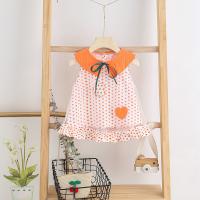 China Summer Sweet Lovely Children'S Dress Clothing Little Fresh Lapel Dress Girls Dress for sale