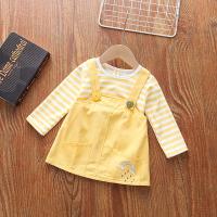 China Wholesale Girls Boutique Spring Children's Dress Clothing Sets Cute Girls' Bib Suit for sale