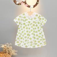 China Summer Printing Children's Dress Clothing Girl Floral Dress Cute Print Skirt​ for sale