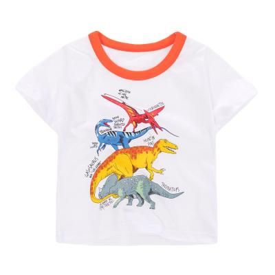 China 130CM 24kg Children'S Sports Shirts T Shirt O Neck Little Dinosaur for sale