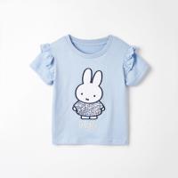 China 1.1M 43.3IN Girl Children'S Sports Shirts White Half Sleeve Top Navy Blue Oem for sale