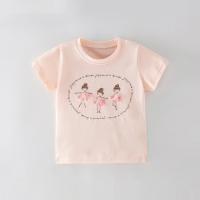 China 1.1M 43.3IN Girl Children'S Sports Shirts White Half Sleeve Top Navy Blue Oem for sale