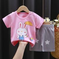 China Children's Outfit Sets Leisure Sports Style Suit Boys And Girls Two-Piece Suit for sale