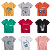 China Summer Children'S Short Sleeve Football Shirts Half Sleeved Top Boys OEM for sale