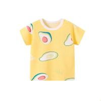 China 12kg 90cm Girls Printed Half Sleeve Casual Shirts Anti Shrink For Toddler for sale