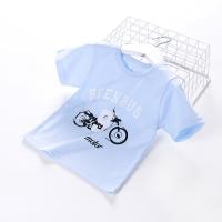 China Girls Pattern 1.2M Children Loose Short Sleeve Shirt Cartoon Printed Tshirt For Girls for sale