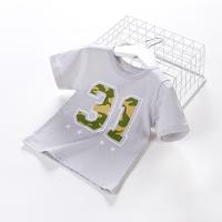 China Girls Pattern 1.2M Children Loose Short Sleeve Shirt Cartoon Printed Tshirt For Girls for sale