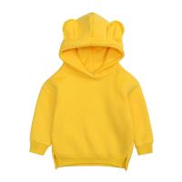 China Beige 12kg 95cm Children'S Sports Shirts Boys Men'S Long Sleeve Pullover Solid Color for sale
