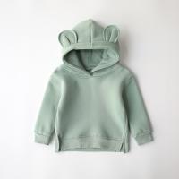 China Beige 12kg 95cm Children'S Sports Shirts Boys Men'S Long Sleeve Pullover Solid Color for sale