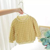 China Cotton Polyester Winter Children'S Clothing Plush Blouse White Long Sleeve Pullover for sale