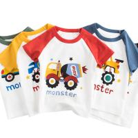 China 110CM 43in Children'S Sports Shirts Boys Breathable Short Sleeved T Shirt for sale