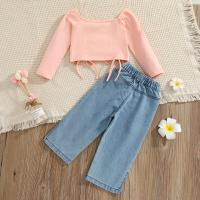 China Polyester Newborn Take Home Children'S Outfit Sets Spring Autumn 110cm OEM for sale