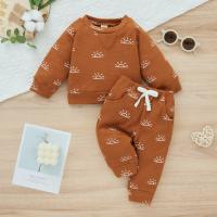 China New Spring And Autumn Children's Outfit Sets Boylong-Sleeved Trousers Two-Piece Set for sale