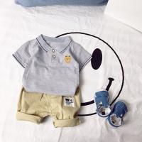 China 1.2M Polyester Holiday Children'S Outfit Sets Wear Lapel Collar for sale