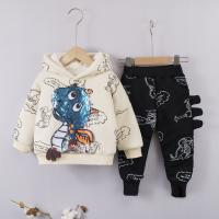 China 39in 100cm Spring Children'S Clothing Plush Cartoon Dinosaur Two Piece Suit for sale