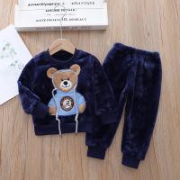 China Baby Toddler Brown 28kg Teddy Bear Wearing Pajamas Sleepwear 145cm For Autumn for sale