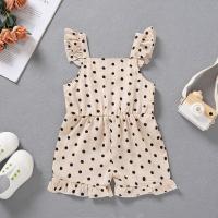 China 6Y Summer Children'S Clothing Casual Polka Dot Suit For Girls for sale