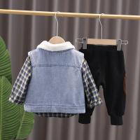 China Three-Piece Set Of Warmth And Thickening For Children And Boys In Autumn And Winter for sale