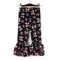 China Summer Long Lace Children'S Casual Trousers Skin Friendly Floral Flare Pants Outfit for sale