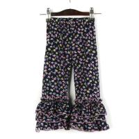 China Summer Long Lace Children'S Casual Trousers Skin Friendly Floral Flare Pants Outfit for sale