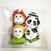 China Polyester Children'S Cotton Socks Wrist Chew Toy Soft Rattle Childrens Fluffy Christmas Socks for sale