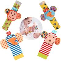 China Unisex Educational Rattle Socks Foot Finders & Wrist Rattles For Infants for sale