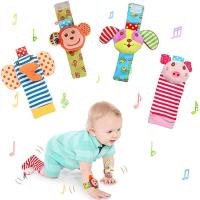 China Unisex Educational Rattle Socks Foot Finders & Wrist Rattles For Infants for sale