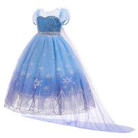 China 140CM Children'S Dress Up Costumes Princess Dresses Mesh Cape Detachable for sale
