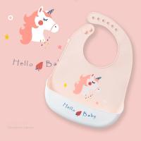 China Unisex Waterproof Infant Silicone Small Bibs For Newborns 2 Year 80cm for sale