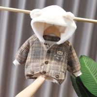 China Embroidered 1.1M Childrens Winter Jackets Outdoor Coats Hooded Cotton for sale
