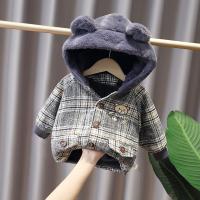 China Embroidered 1.1M Childrens Winter Jackets Outdoor Coats Hooded Cotton for sale