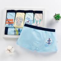 China 140CM 3XL Children'S Cotton Underwear Boxer Shorts Four Pack For Middle Aged Boys for sale