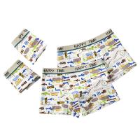 China XXL 4xl Cotton Loose Fit Boxer Shorts Cartoon Print For Primary School Boy for sale