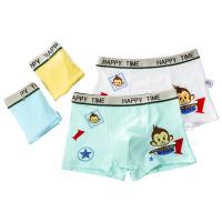 China XXL 4xl Cotton Loose Fit Boxer Shorts Cartoon Print For Primary School Boy for sale