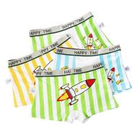 China XXL 4xl Cotton Loose Fit Boxer Shorts Cartoon Print For Primary School Boy for sale