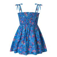 China Printing Kids Beach Dress Summer Children'S Clothing Sleeveless for sale