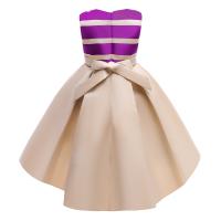 China Girls Dress 2022 Spring And Summer Children's Clothing Bow Girl Vest Skirt Dress Princess Kids Skirt Children Outfits for sale