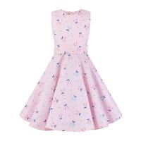 China Polka Dot Flower Show Skirt Retro Summer Children'S Clothing Kid Girls Dresses for sale