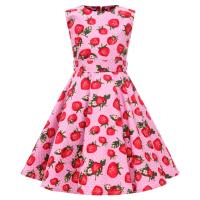 China Polka Dot Flower Show Skirt Retro Summer Children'S Clothing Kid Girls Dresses for sale