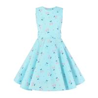 China Polka Dot Flower Show Skirt Retro Summer Children'S Clothing Kid Girls Dresses for sale