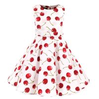 China Polka Dot Flower Show Skirt Retro Summer Children'S Clothing Kid Girls Dresses for sale